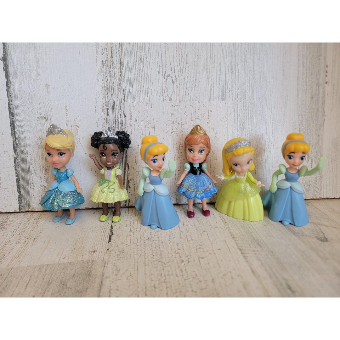 Disney Toddler Princess Tiana Cinderella Anna Variety Toy Set - Etsy