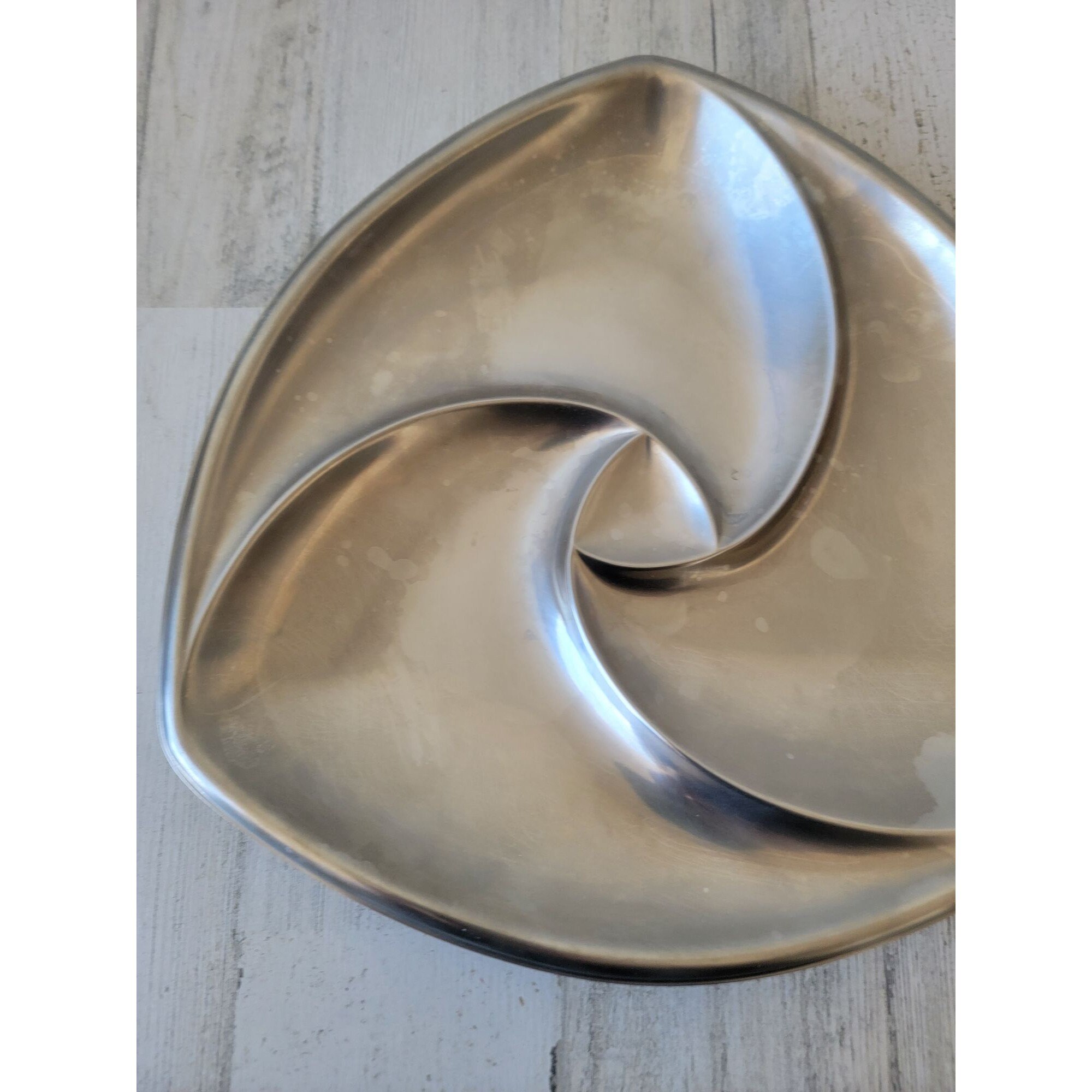 German Metal Tri Dish Silver Tray Home Decor Collectible - Etsy