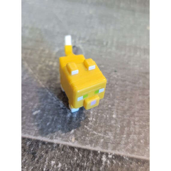 Minecraft Yellow Cat Mini Toy Figure - Etsy