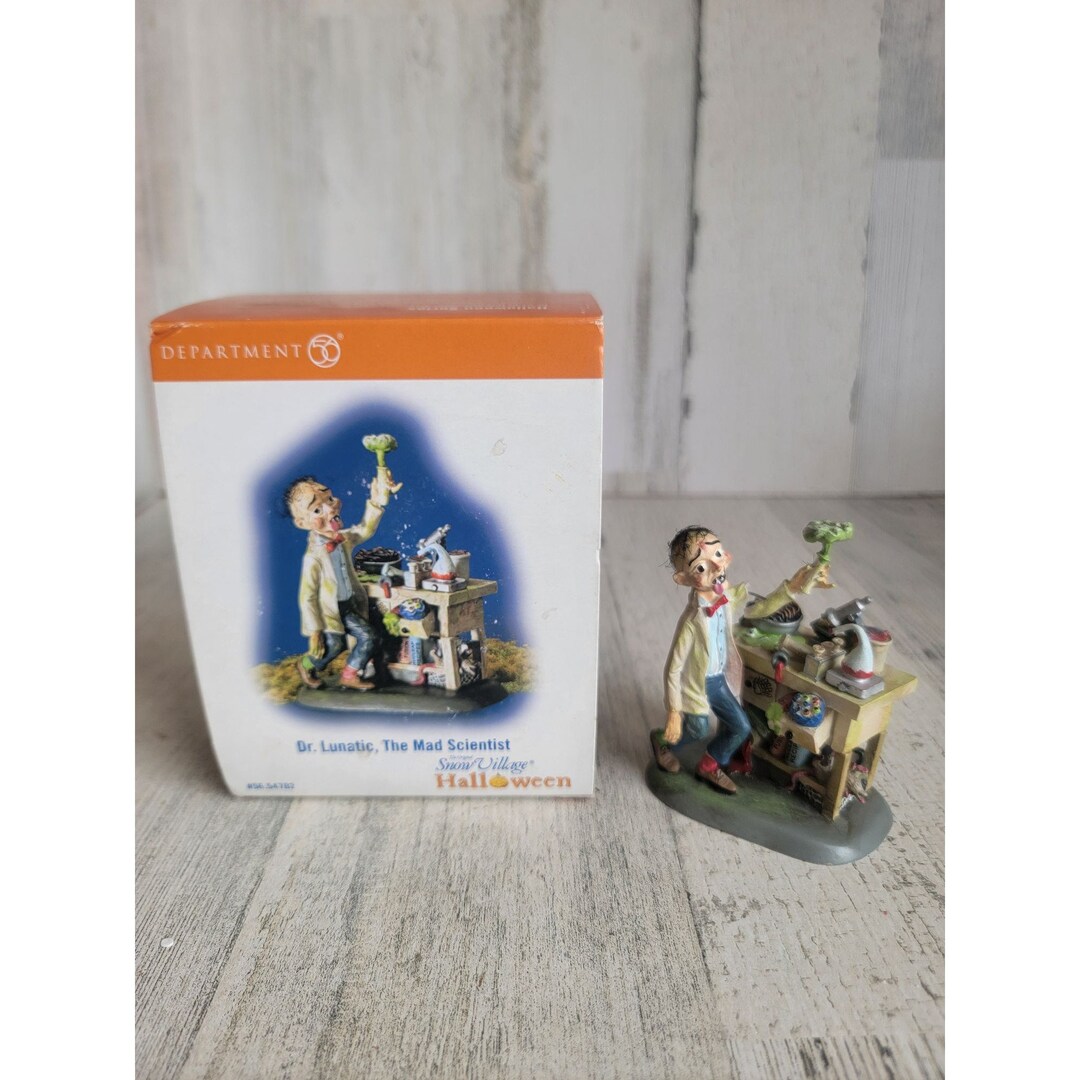 Dept 56 54702 AS IS Dr. Lunatic, the Mad Scientist Snow Village ...