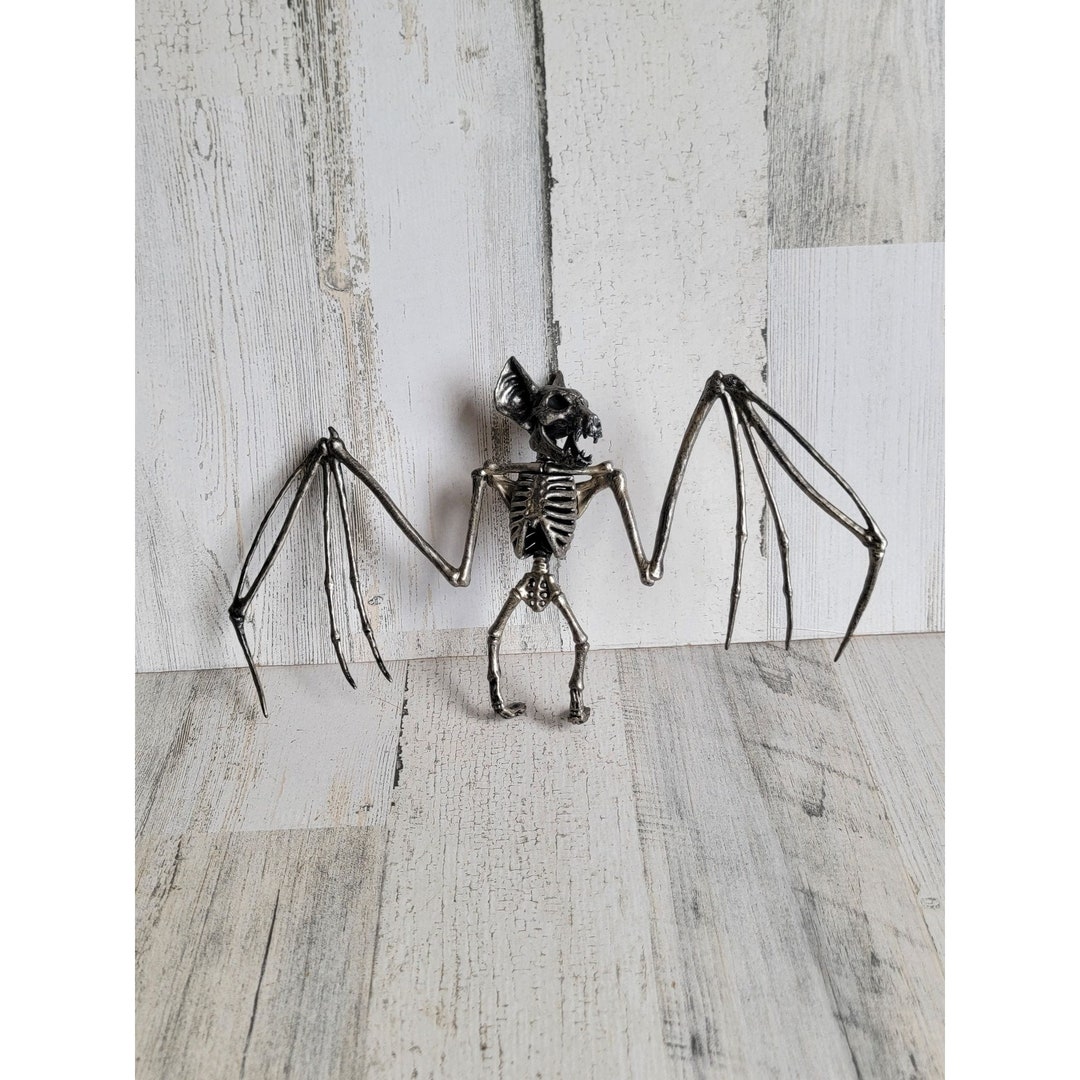 Crazy Bonez Metallic Hanging Bat Prop Decor Halloween Scary - Etsy