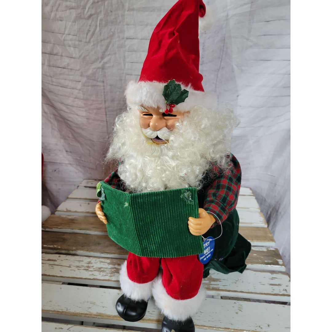 Pan Asian Santa Elf Storytelling Reading Animated AS IS - Etsy Australia