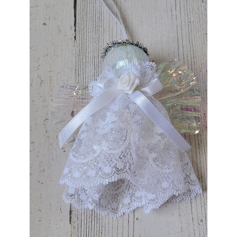 Lace Angel Ornament - Etsy