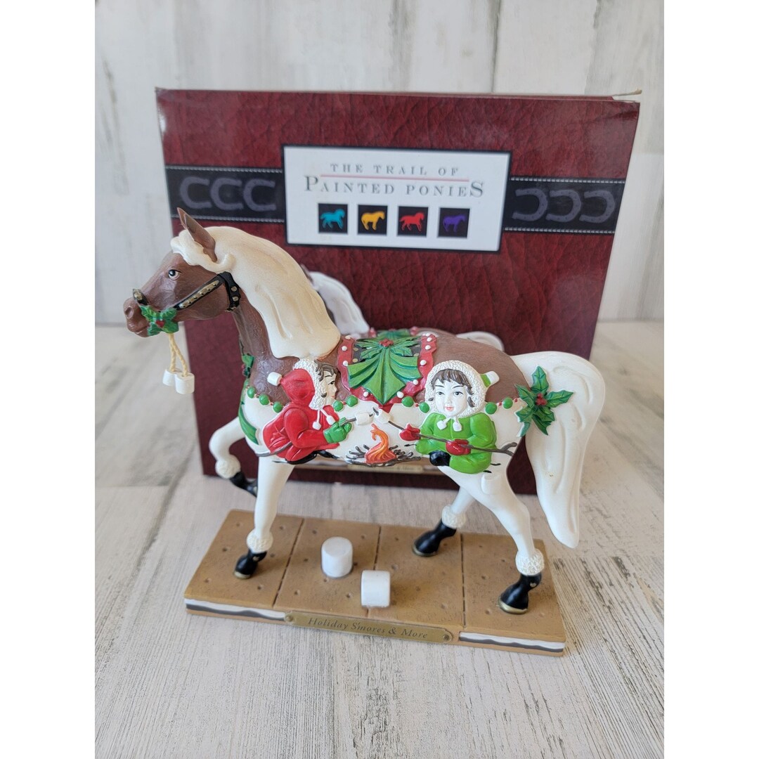 Trail of Ponies Holiday S'mores & More Enesco Collectible - Etsy