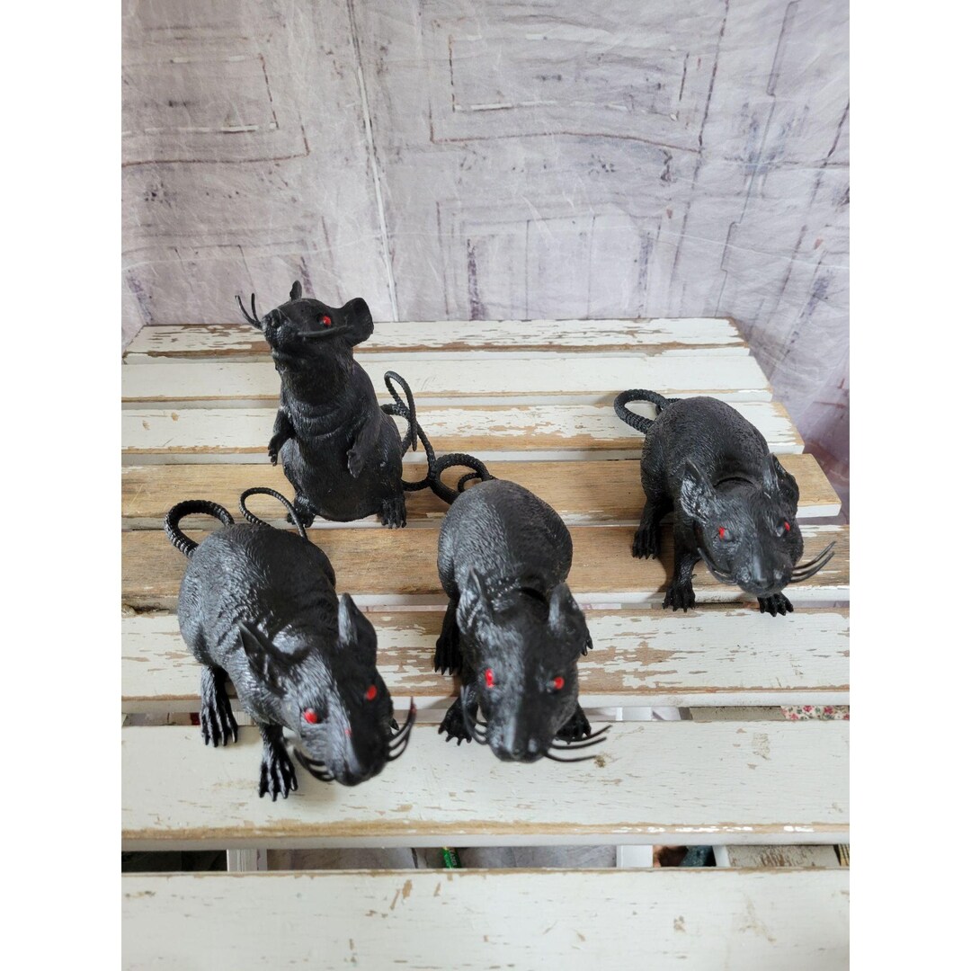 Rat Halloween Set Mice Prop Squeaky - Etsy