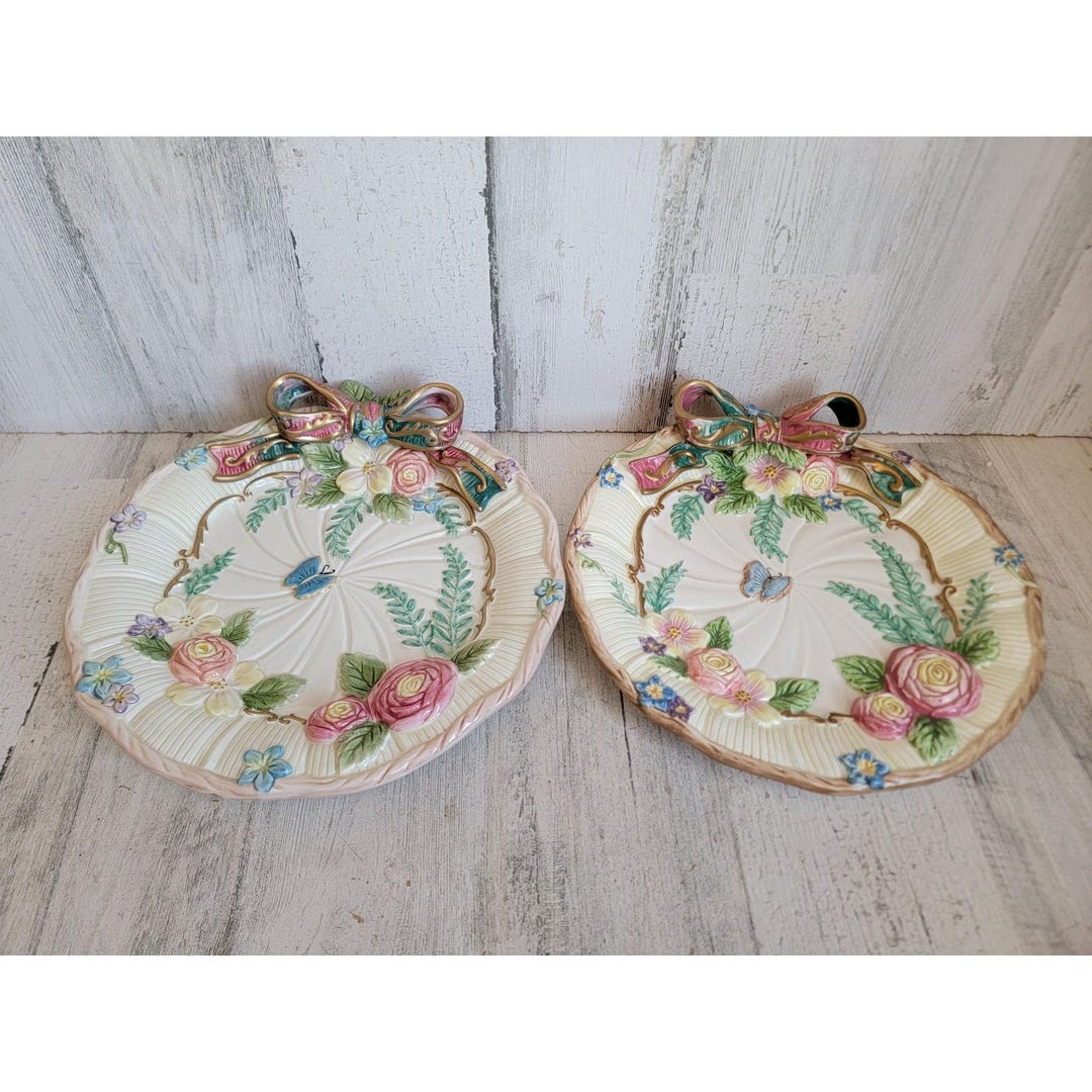Fitz Floyd Classic Woodland Spring Plate Set Xmas Home Decor - Etsy