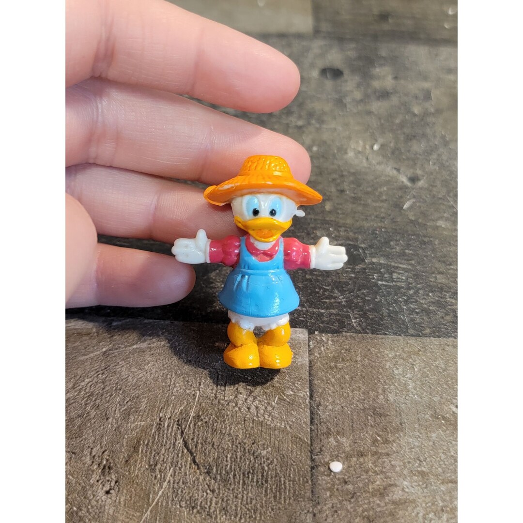 Mini Donald Duck Farmer Toy Figure Disney - Etsy