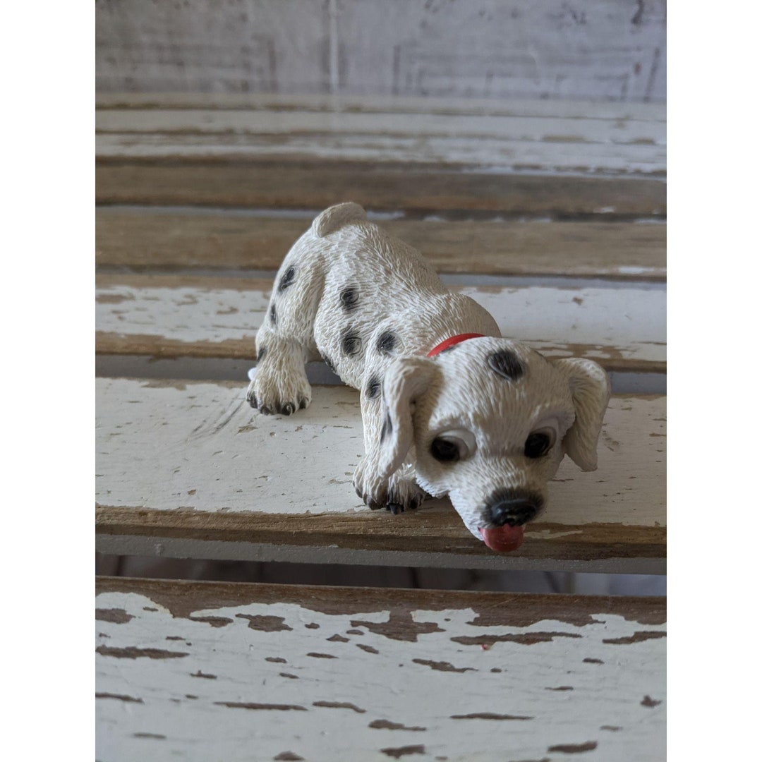 Artmark Figurine Dalmatian Puppy Dog Figurine Plane Laying - Etsy