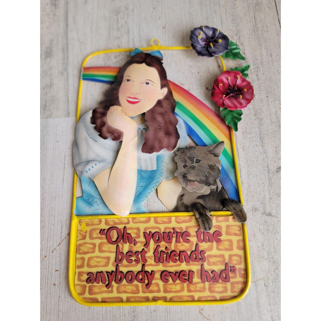 Vintage Wizard of Oz Sign Dorothy Todo Metal Sign Hanging Decor - Etsy