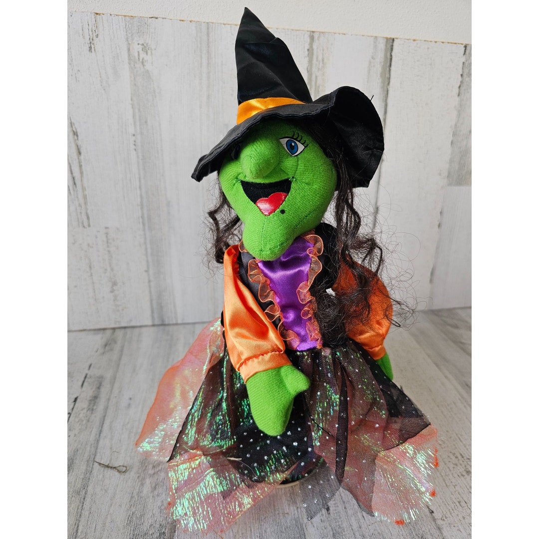 Dancing Witch Singing Animated Cute Tabletop Stuffed RARE - Etsy