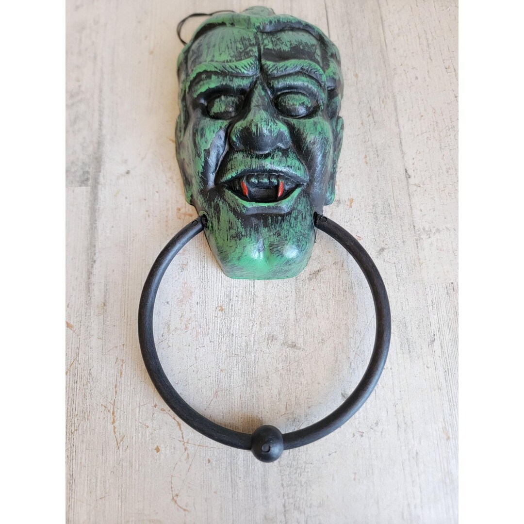 Frankenstein's Vampire Vintage Plastic Door Knocker Halloween Prop - Etsy