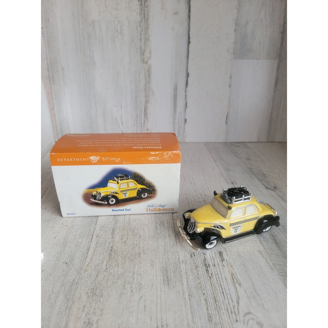 Dept 56 53213 Haunted Taxi Halloween Snow Village Accessory - Etsy
