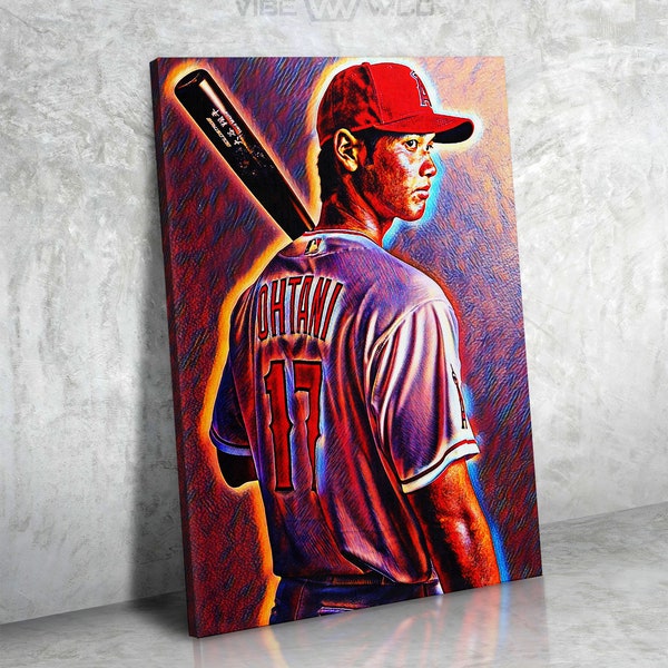 Shohei Ohtani Painting - Etsy UK