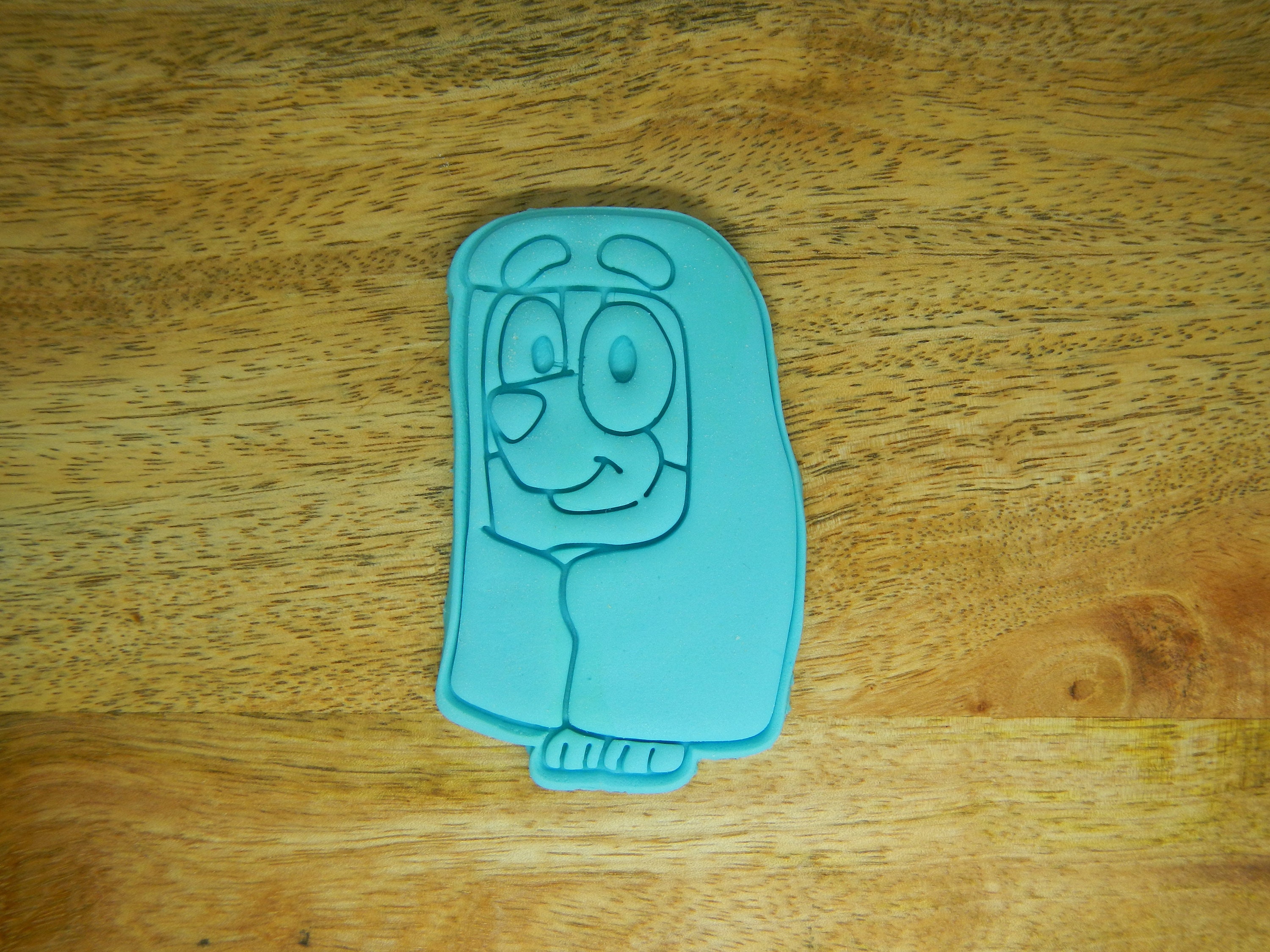 Bluey Sister Bingo as "rita" Grannies 2pce Set Cookie Cutter & Fondant ...