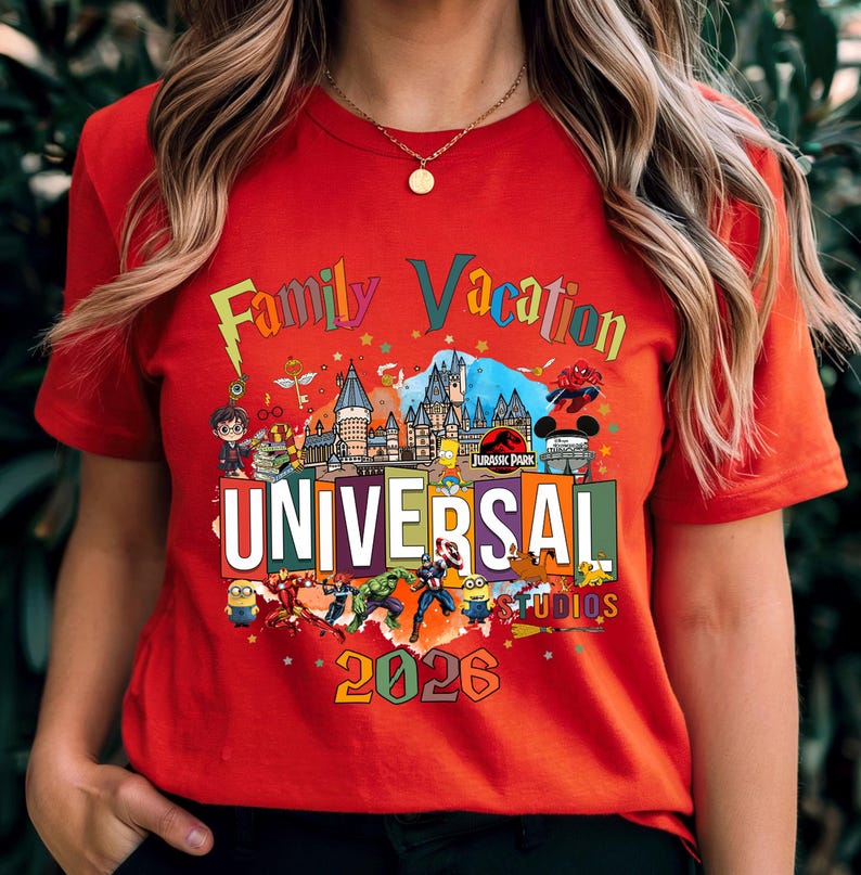 Universal Studios Family Vacation T-shirt: Group Trip 2026 D445 1 - Etsy