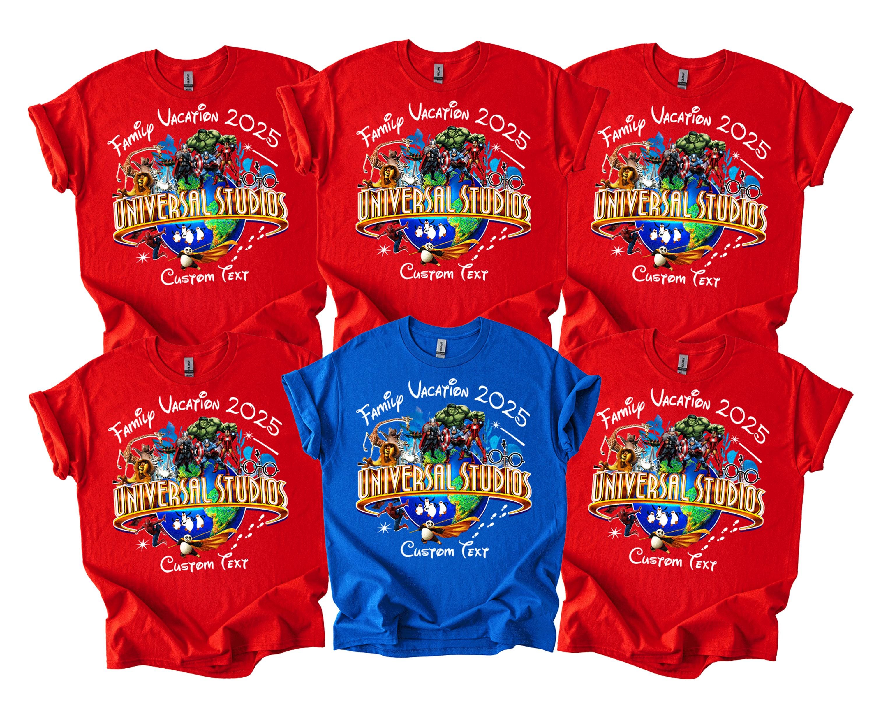 Custom Universal Studios Family Vacation 2026 Shirts: Matching Family ...