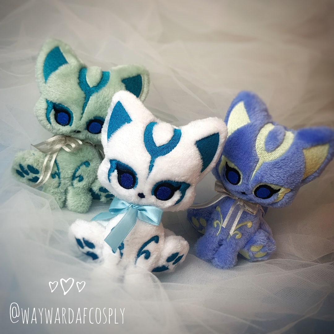 Kitsune Plush Mystery Colour Soft Plush Kitsune Surprise Stuffed Cat - Etsy