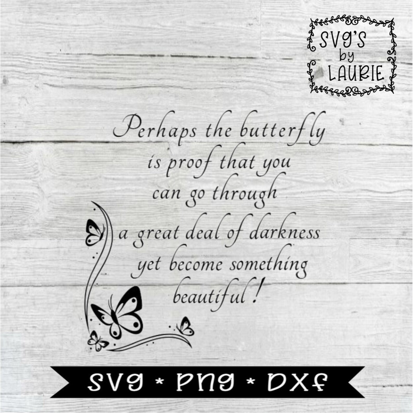 Butterfly is Proof SVG / Digital Cut File / Faith SVG / - Etsy