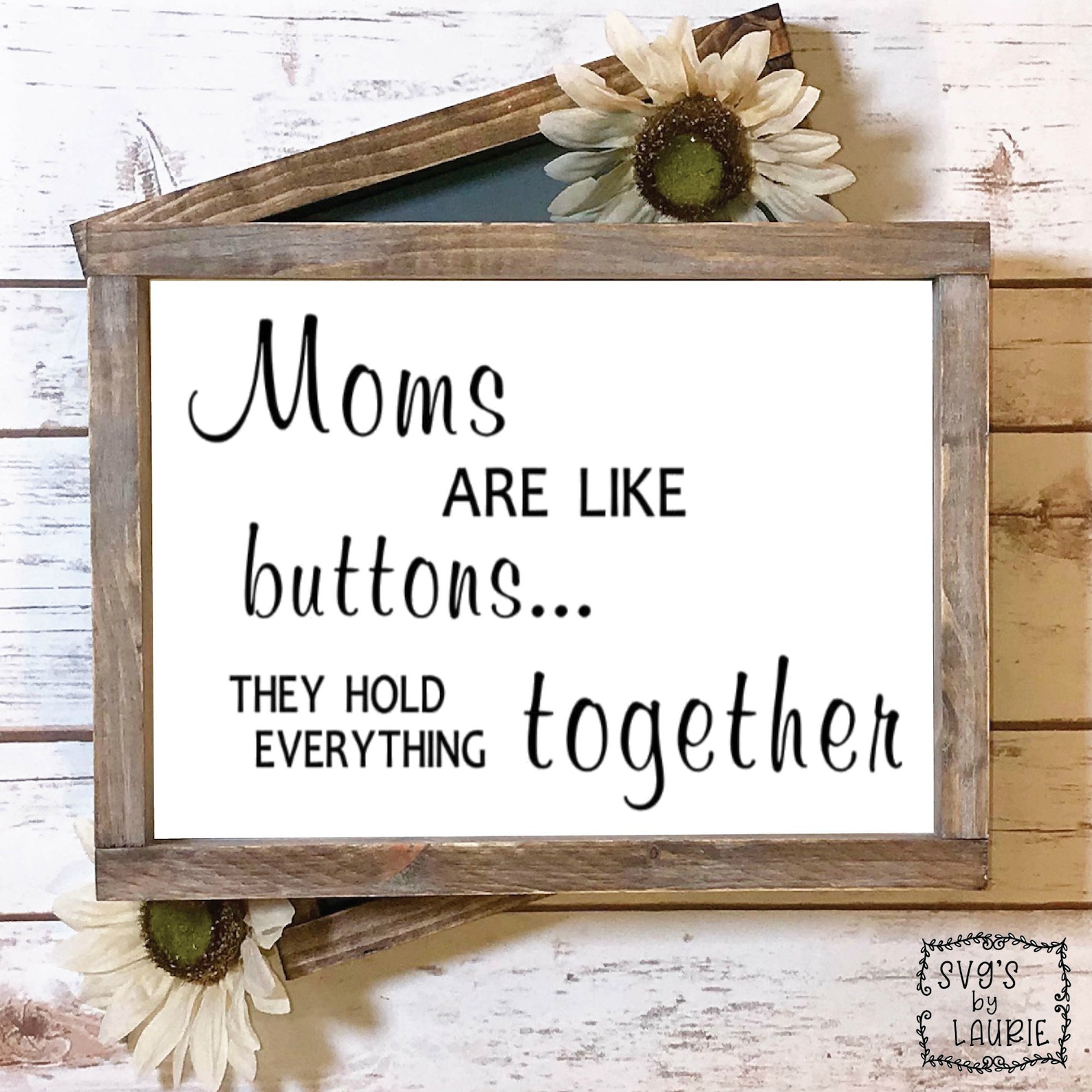 Moms Are Like Buttons They Hold Everything Together SVG Moms - Etsy