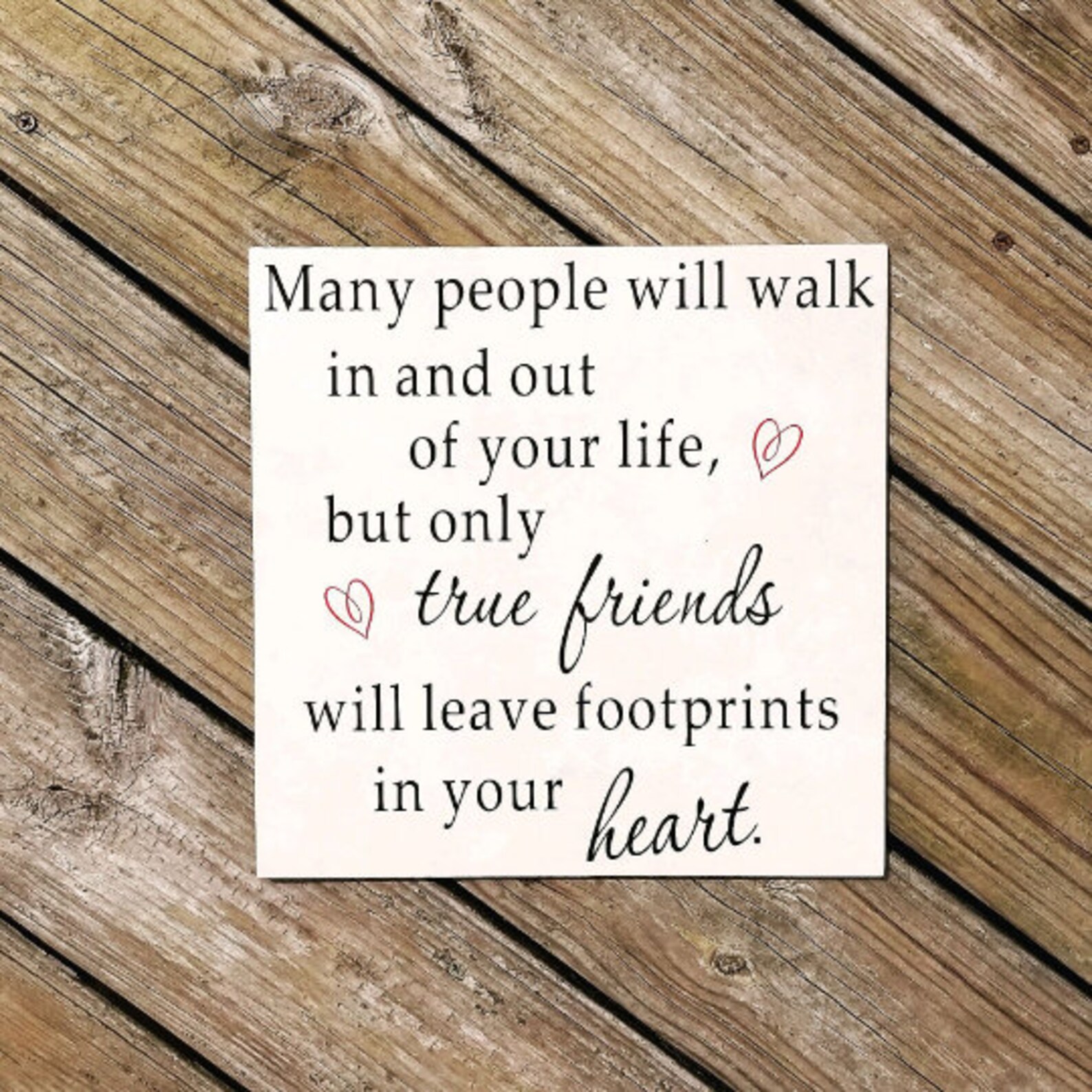 True Friends Will Leave Footprints in Your Heart SVG / Friends SVG ...