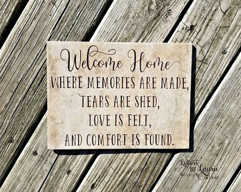 Welcome Home SVG Family SVG mom and Dads House - Etsy