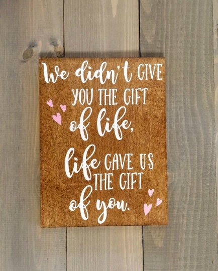 Gift of Life SVG / Adoption SVG / Baby SVG / Blended Family Svg / Gift ...