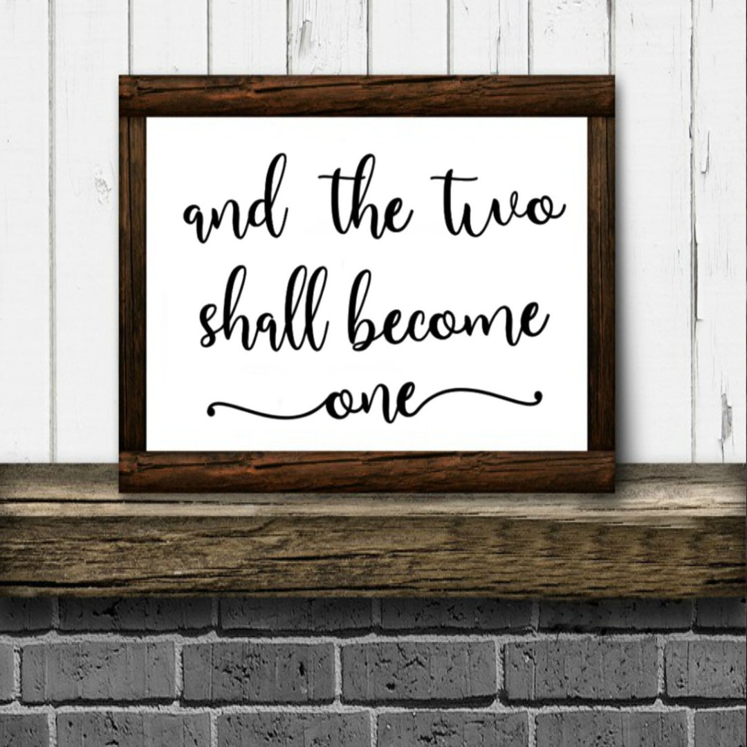 And the Two Shall Become One SVG - Truest Friend SVG - Wedding SVG ...