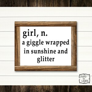 Girl Definition SVG - Baby Girl SVG - Nursery SVG - Miracle Svg -new ...