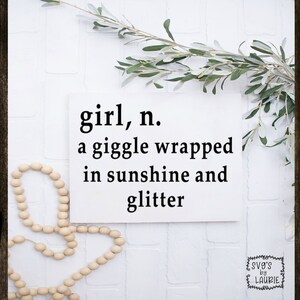 Girl Definition SVG - Baby Girl SVG - Nursery SVG - Miracle Svg -new ...