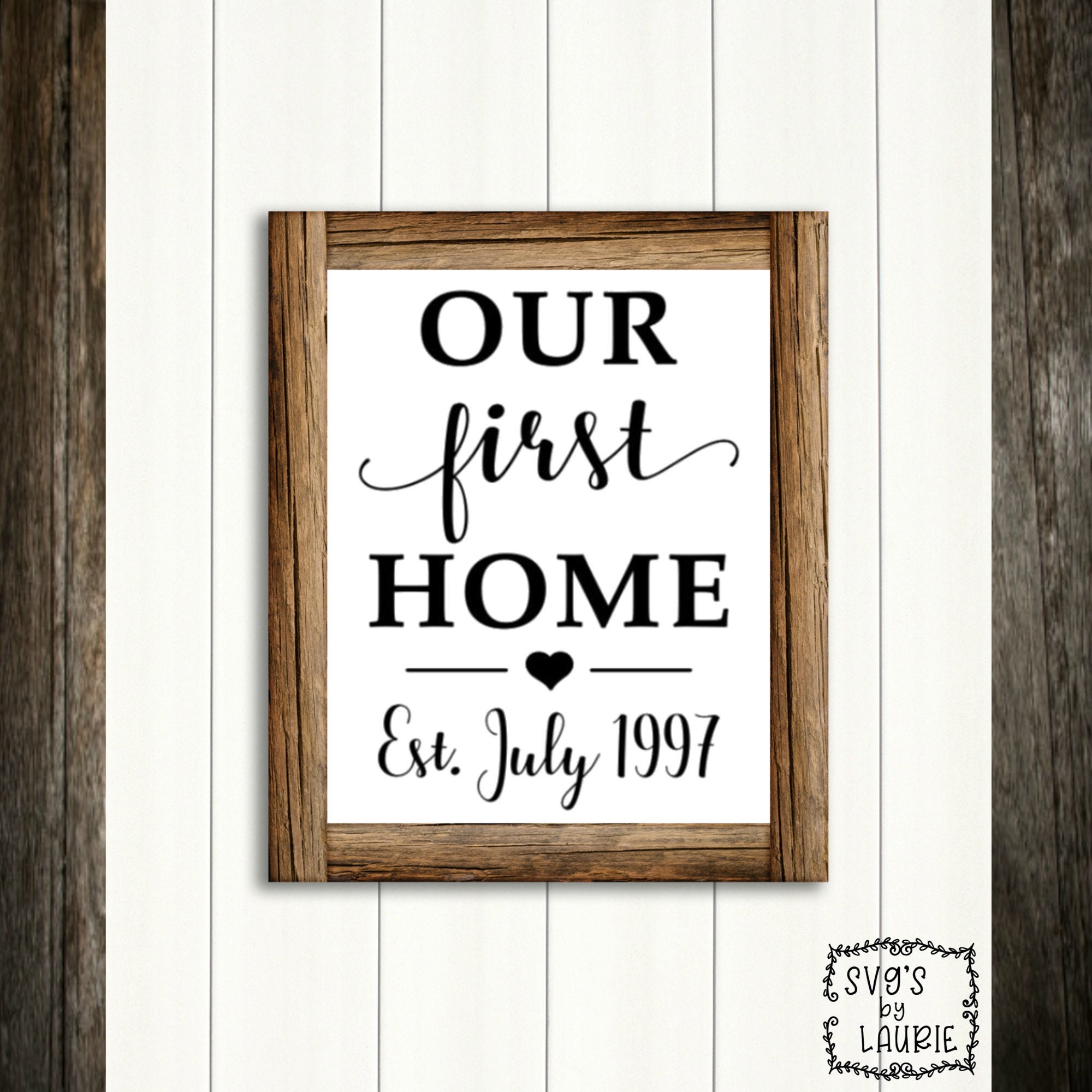 Our First Home SVG - Family SVG - New House SVG - New Home Svg ...