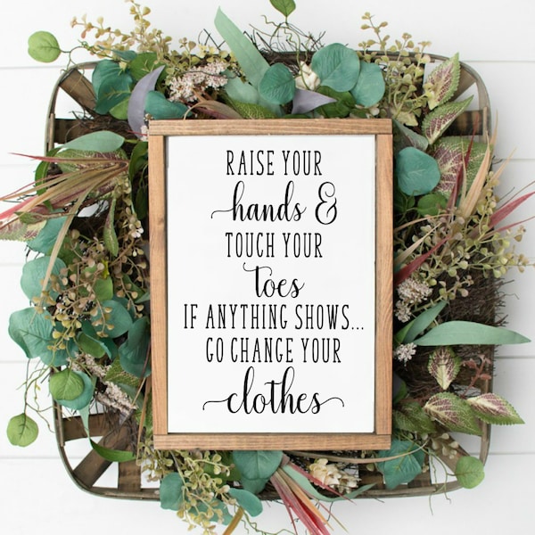 Raise Your Hands Touch Your Toes - Etsy