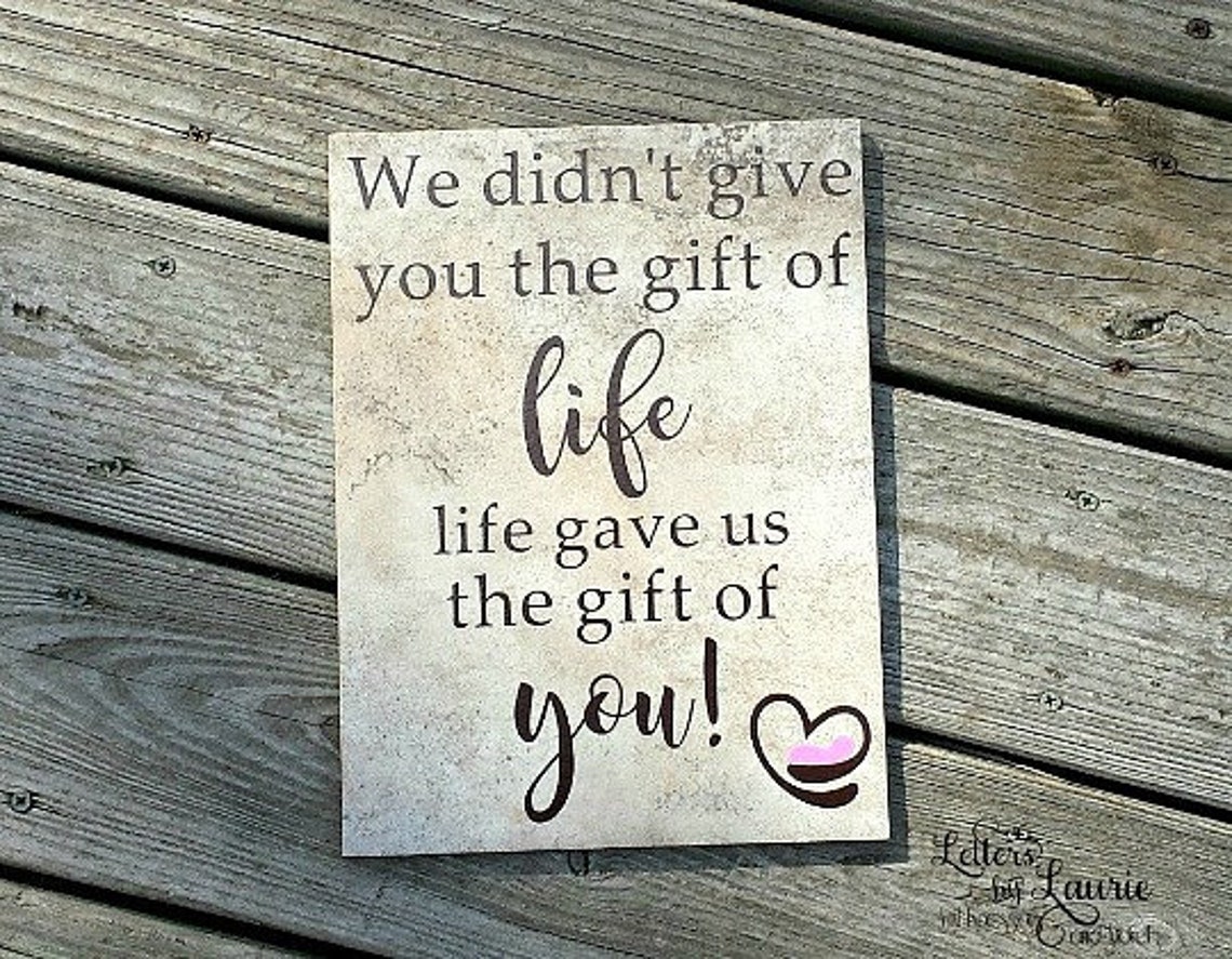 Adoption SVG / Digital Cut File / Gift of Life SVG / Baby SVG - Etsy