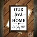 Our First Home SVG - Family SVG - New House SVG - New Home Svg ...
