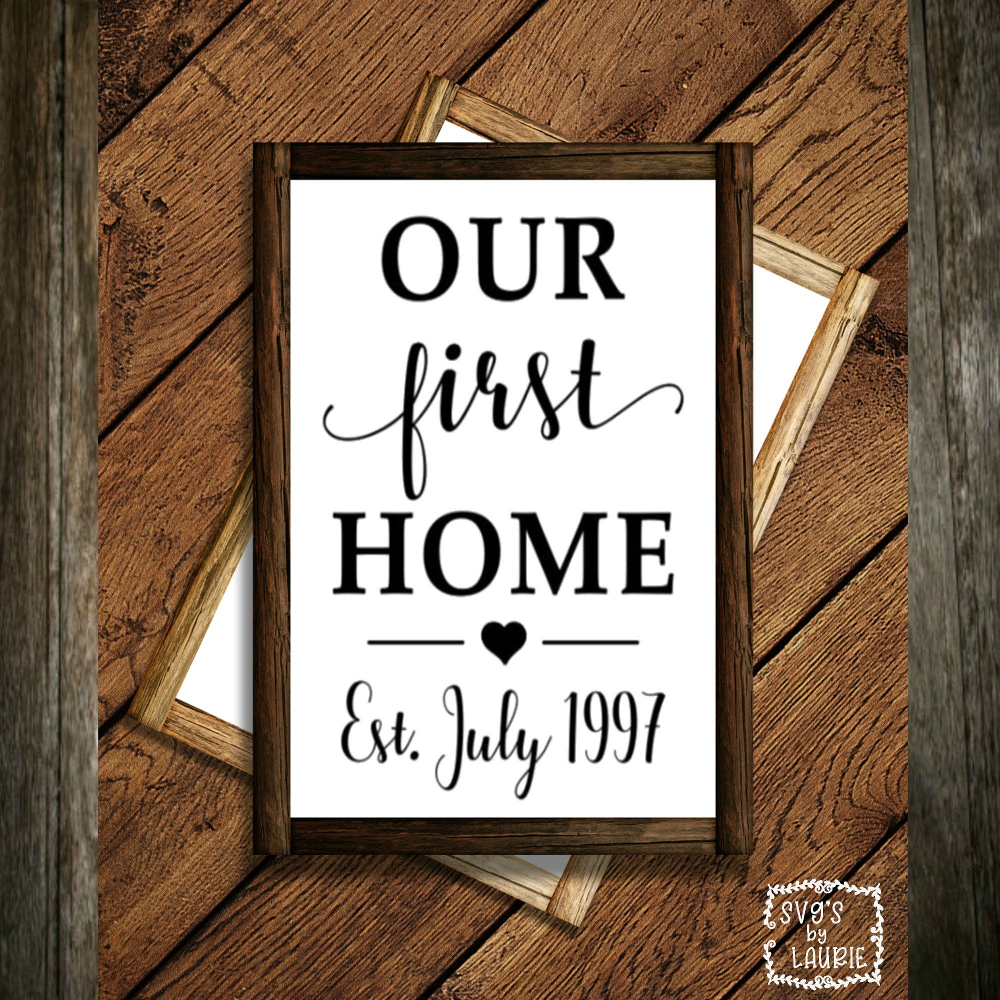 Our First Home SVG / Family SVG / New House SVG / New Home Svg ...