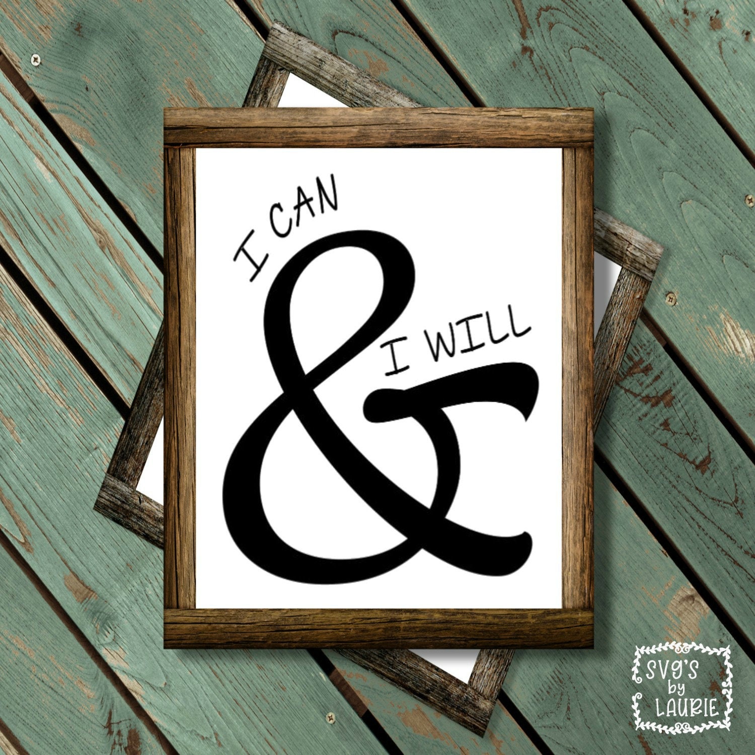 I Can and I Will SVG I Can Do It SVG Confidence Svg | Etsy