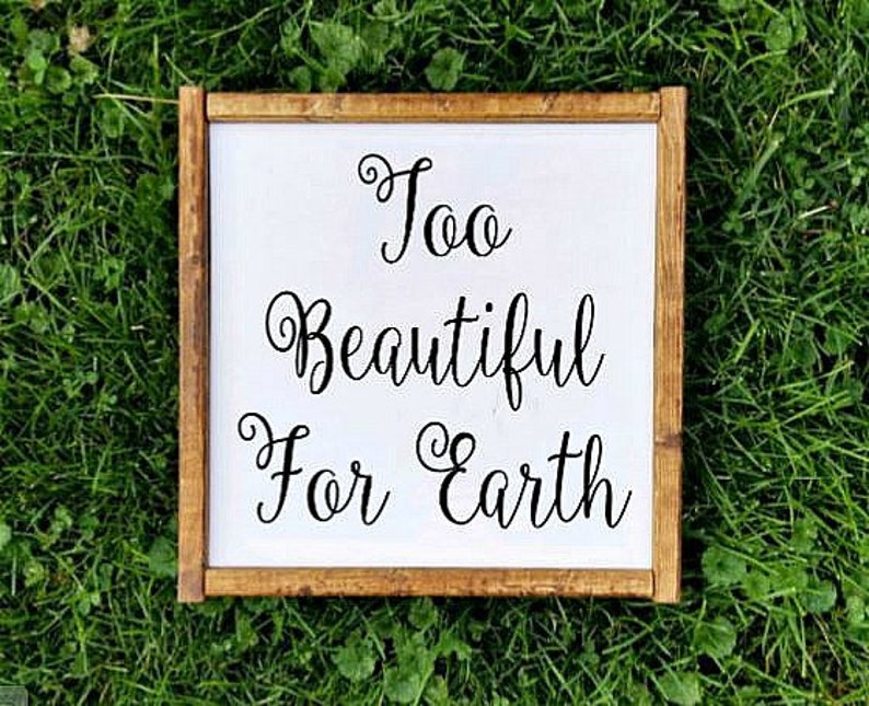 Too Beautiful for Earth SVG Loss of a Child SVG - Etsy
