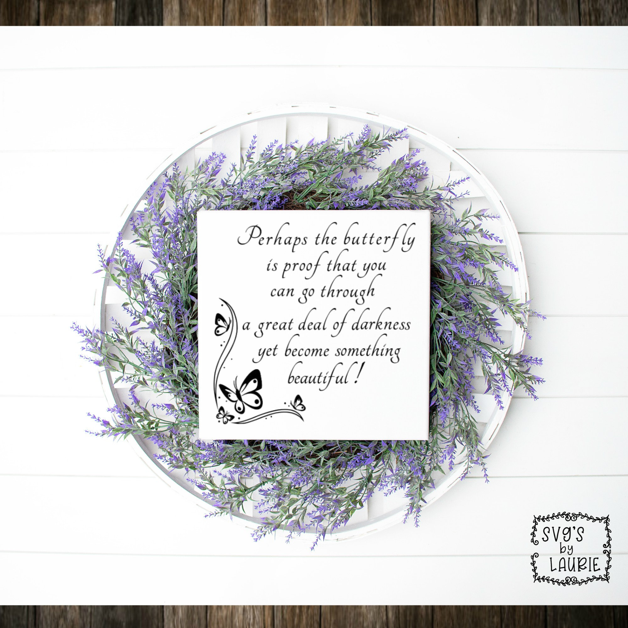 Butterfly is Proof SVG / Digital Cut File / Faith SVG / - Etsy