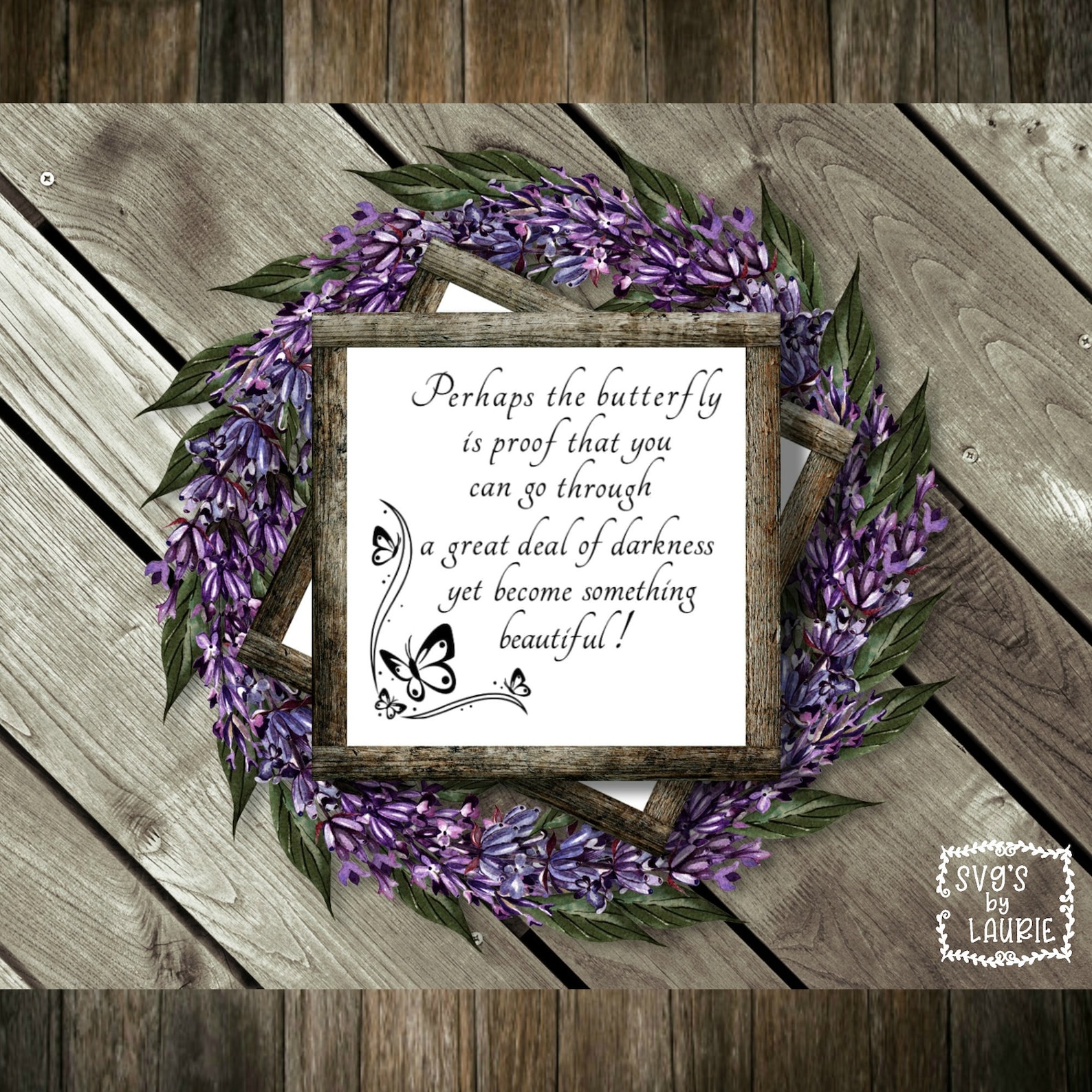 Butterfly is Proof SVG / Digital Cut File / Faith SVG / - Etsy