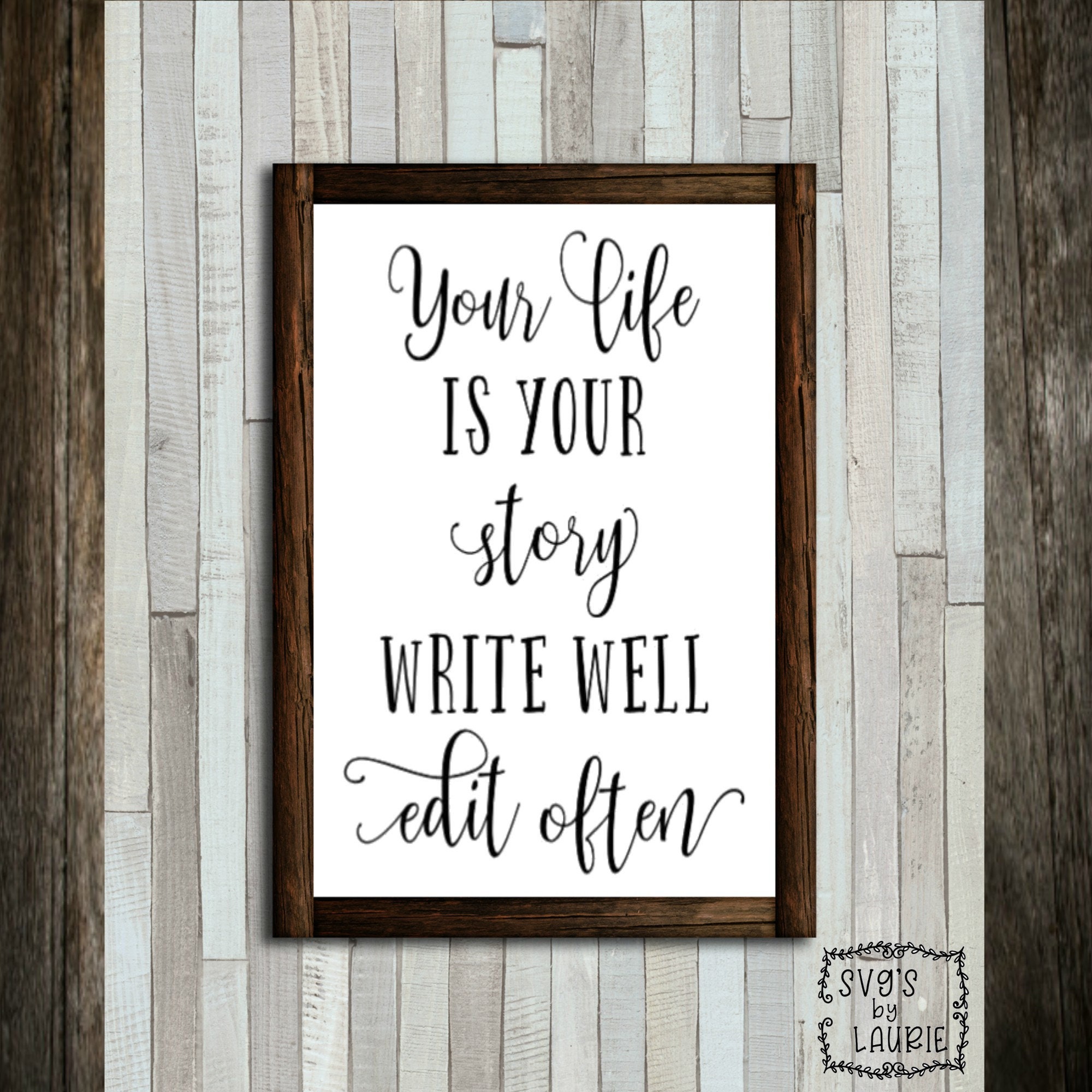 Your Life is Your Story SVG - Life SVG - Our Story Svg - Life Story ...