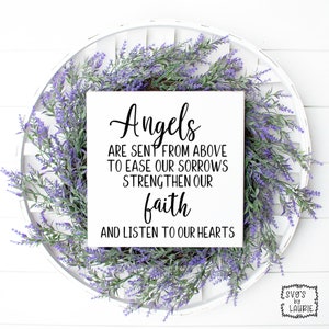 Angels Are Sent From Above SVG - Angels SVG - Faith SVG - Heaven Svg ...