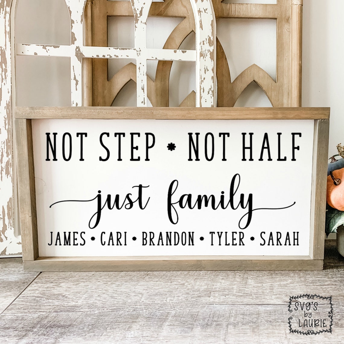 Not Step Not Half Just Family SVG - Family SVG - Blended Family SVG ...