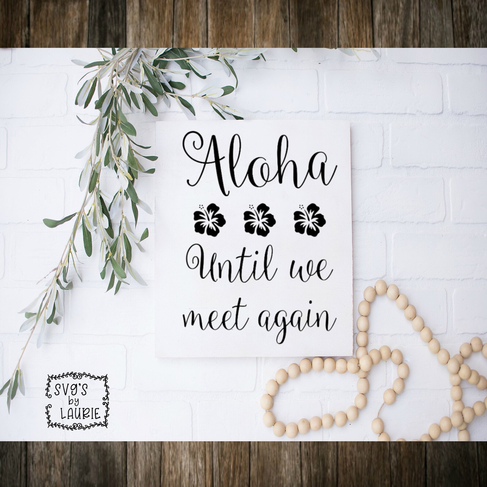 Aloha Until We Meet Again SVG Never Goodbye SVG | Etsy