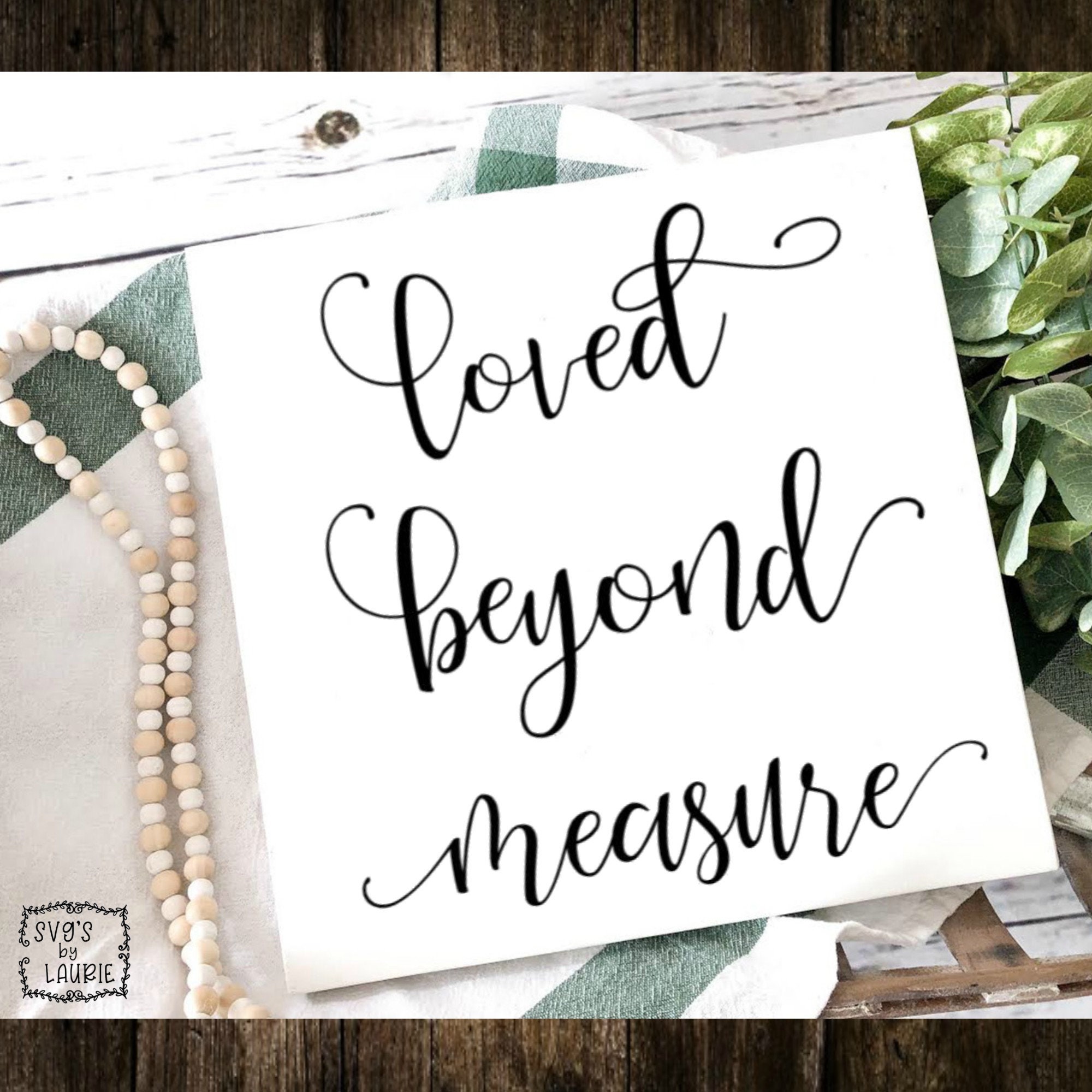 Loved beyond measure SVG Baby Room svg New baby SVG Baby | Etsy