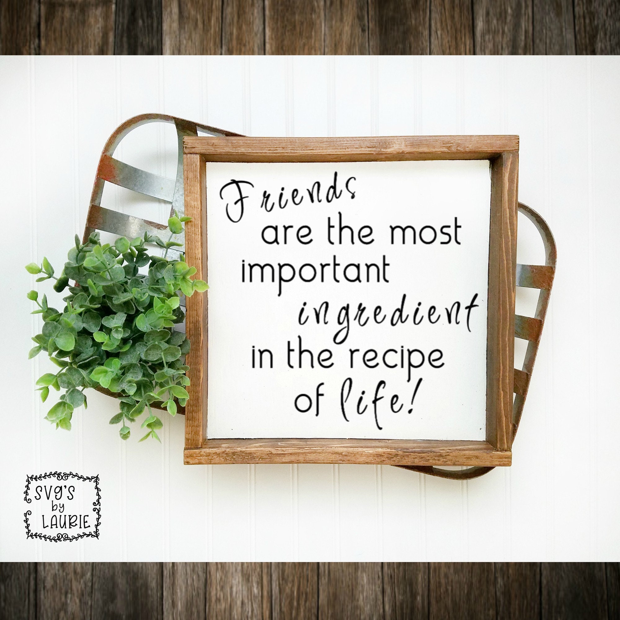 Friends Are the Most Important Ingredient SVG Friends SVG - Etsy