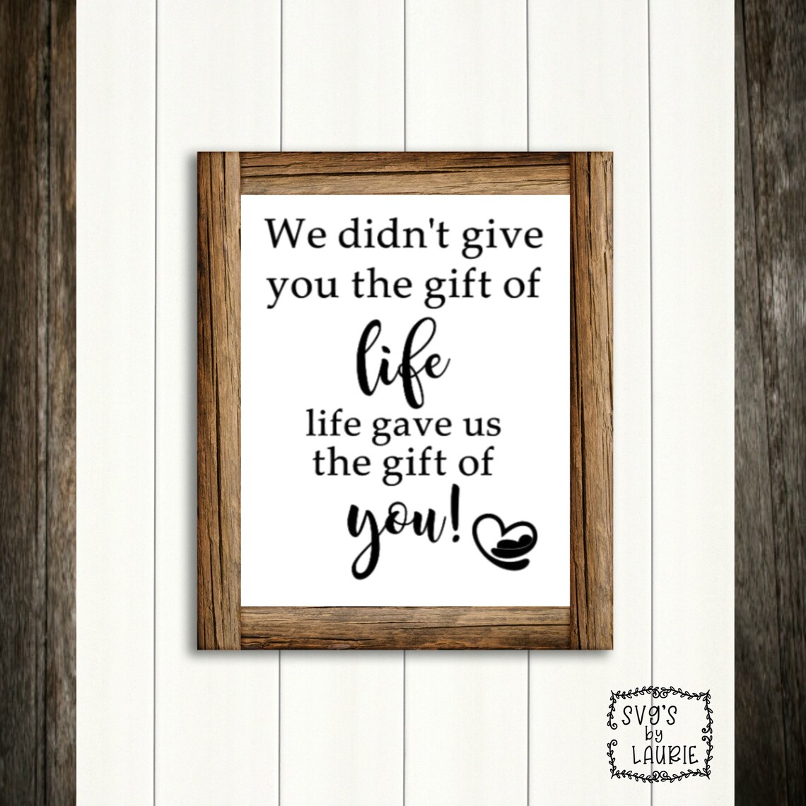Adoption SVG / Digital Cut File / Gift of Life SVG / Baby SVG - Etsy