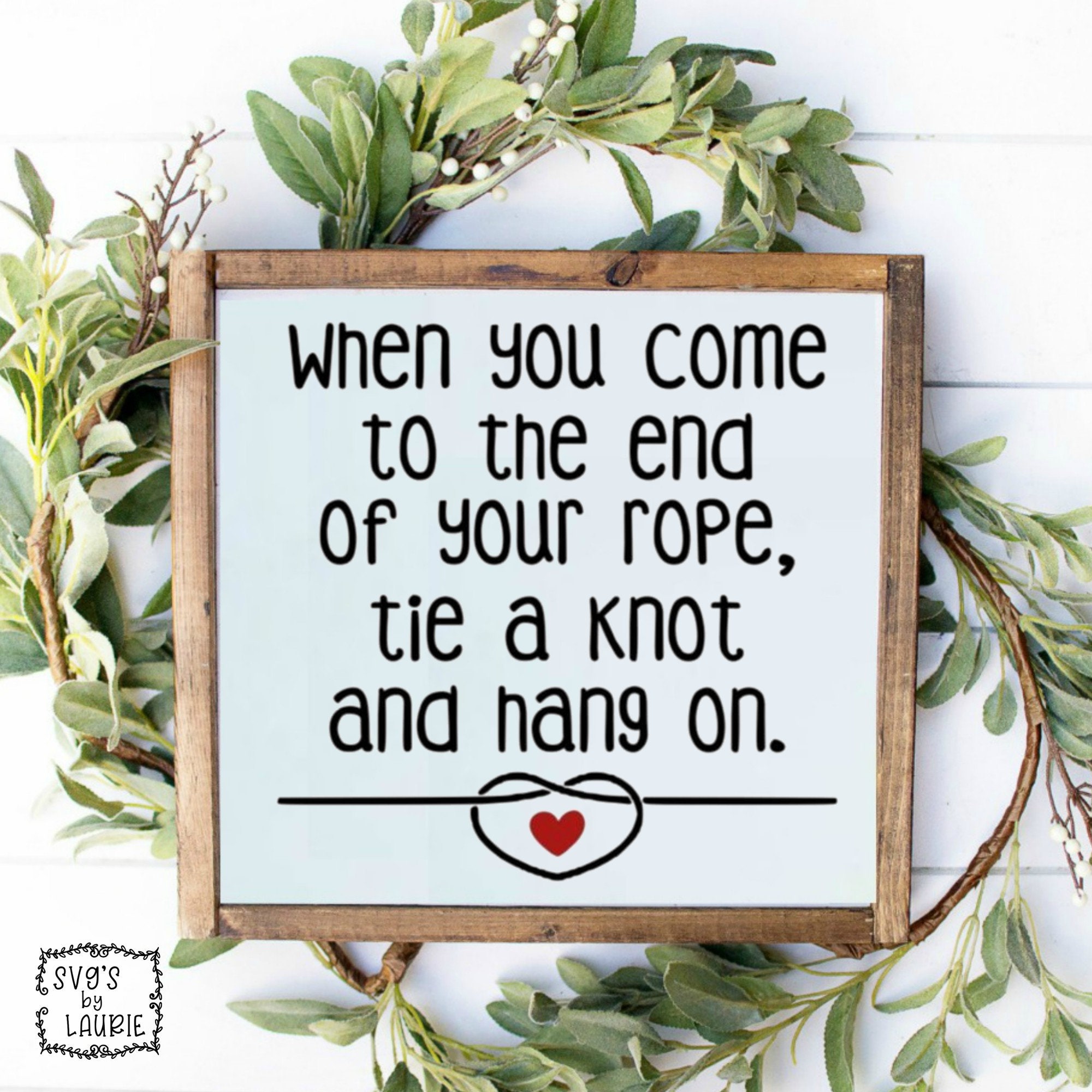 End of your rope SVG Tomorrow svg-Faith SVG Inspirational | Etsy