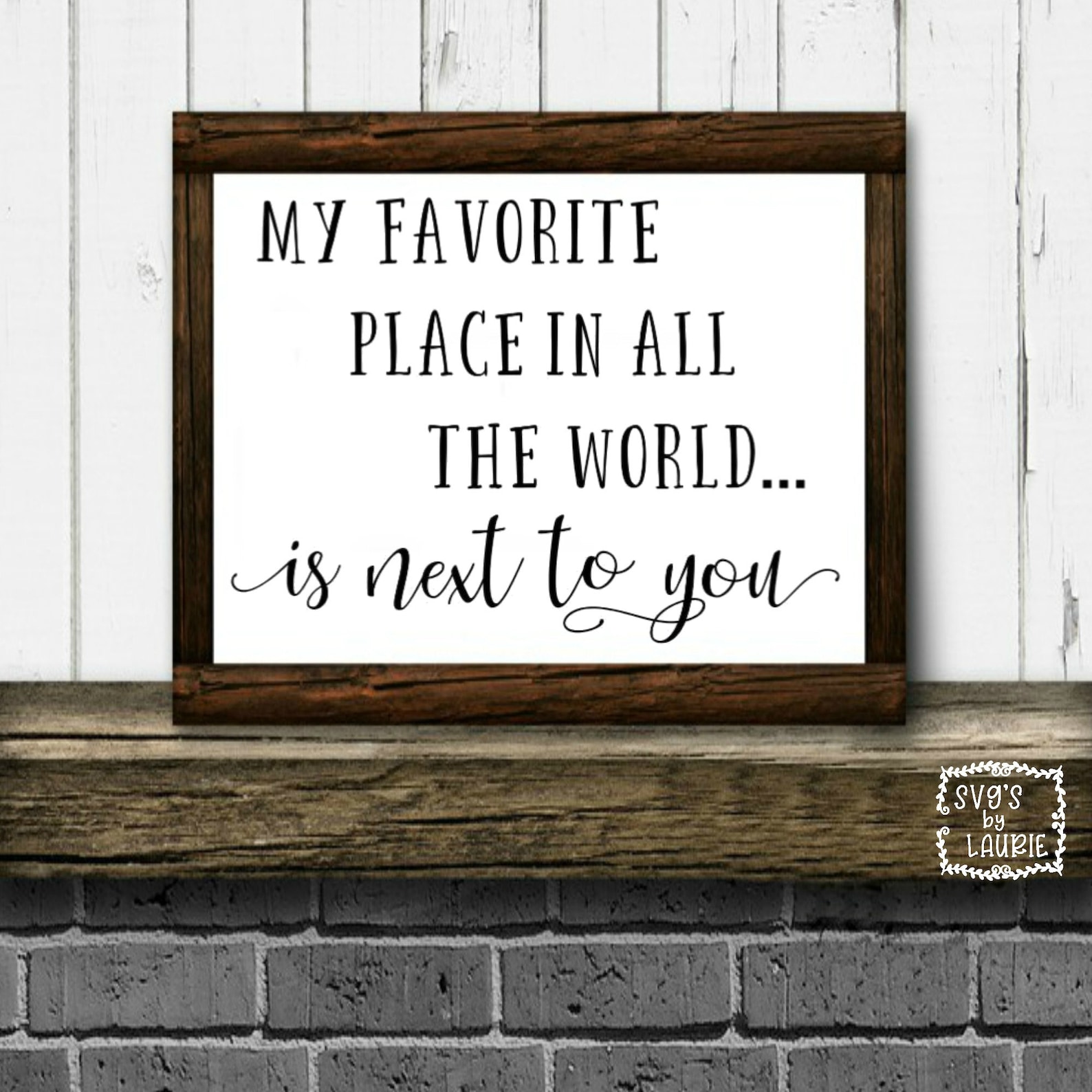 My Favorite Place in the World SVG Above the Bed SVG Next - Etsy