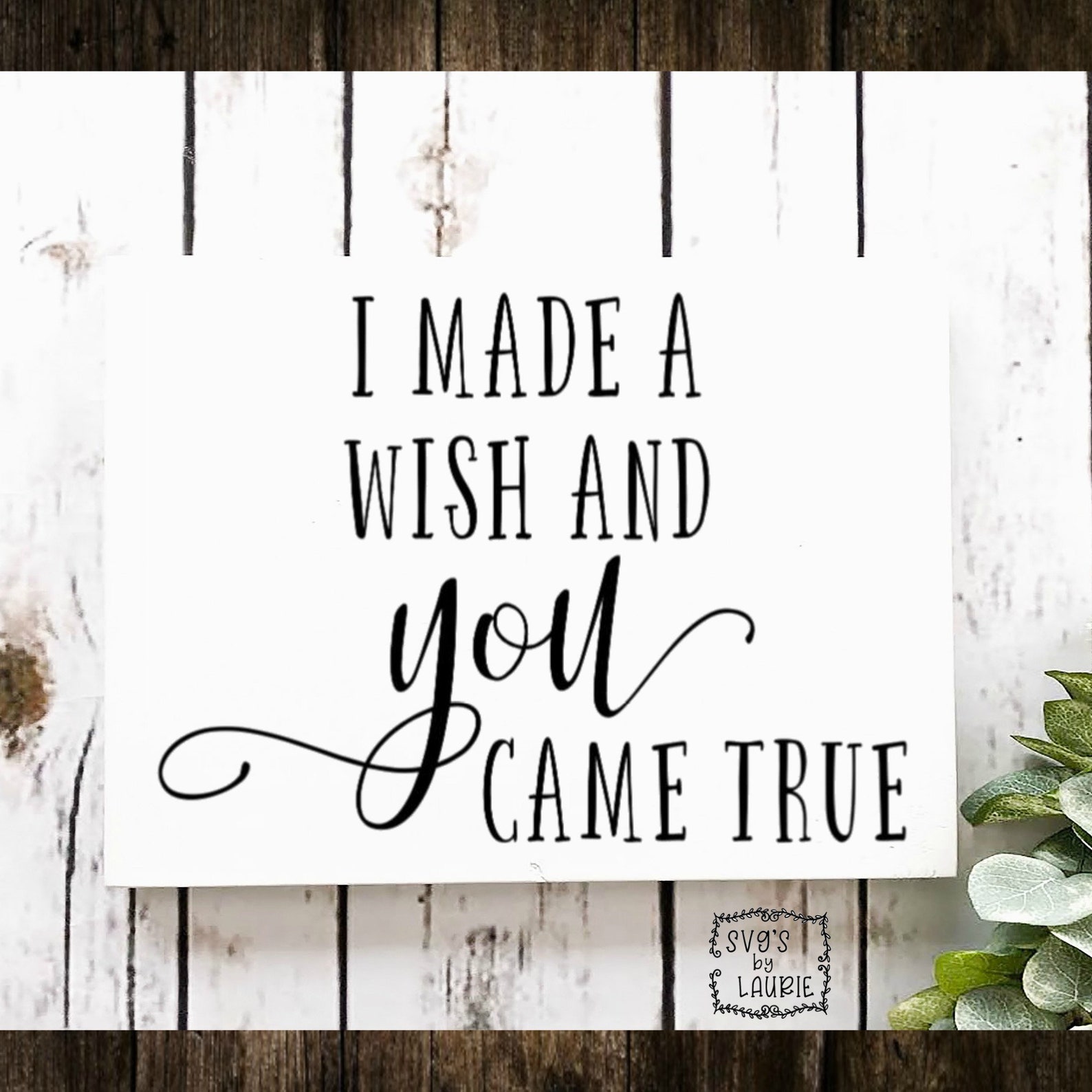 I Made a Wish and You Came True SVG Wedding SVG Best - Etsy Israel