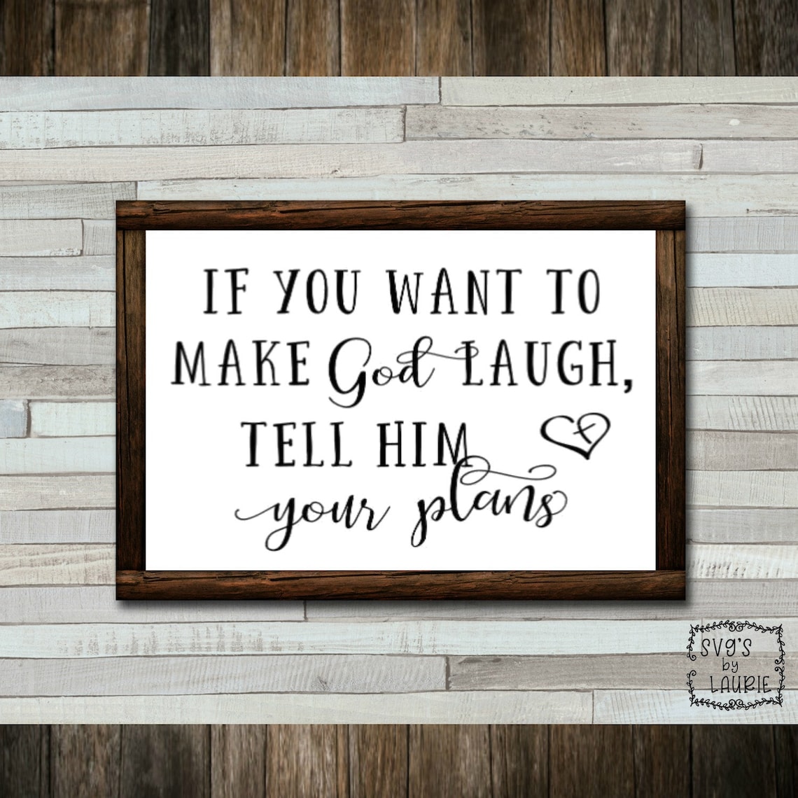 If You Want to Make God Laugh SVG / Digital Cut File / Faith - Etsy
