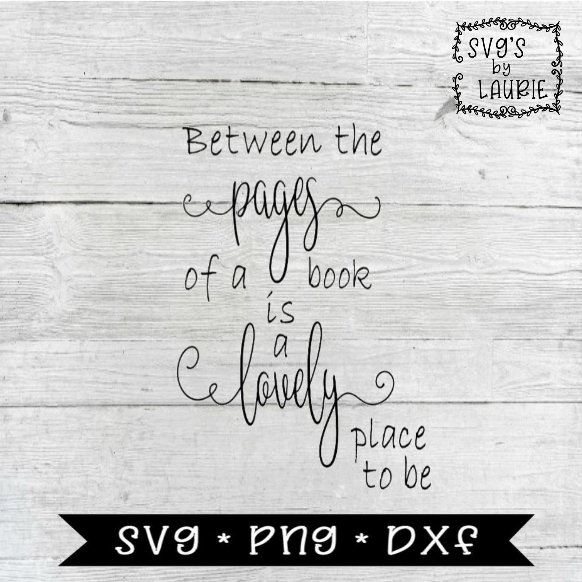 Between the pages of a book SVG Family SVG Book Lover SVG | Etsy
